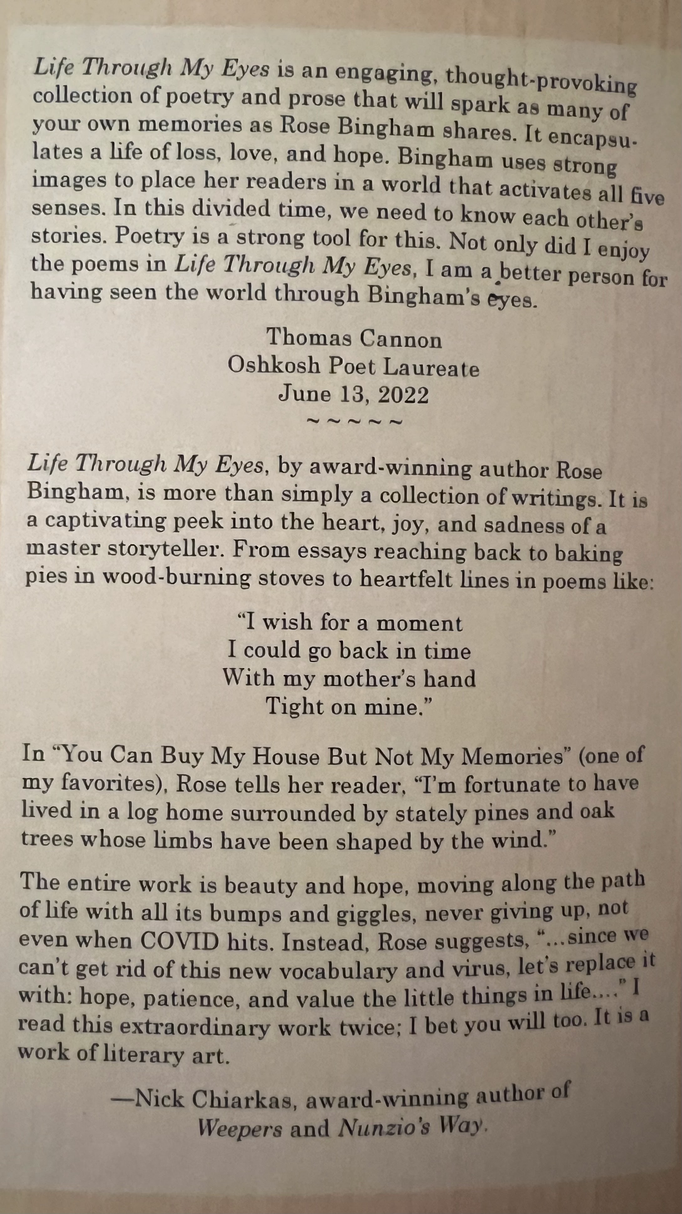 rose bingham | WRITER (Poetry and Memoir)